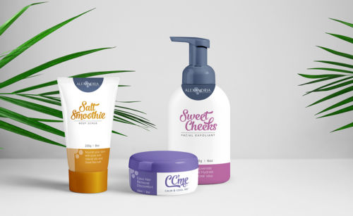 Alexandria Professional Beauty Skin Package Design - Typework Studio